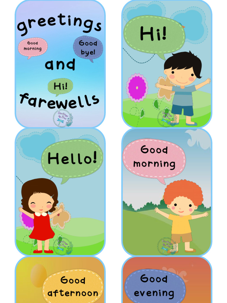 Greetings and Farewells | PDF