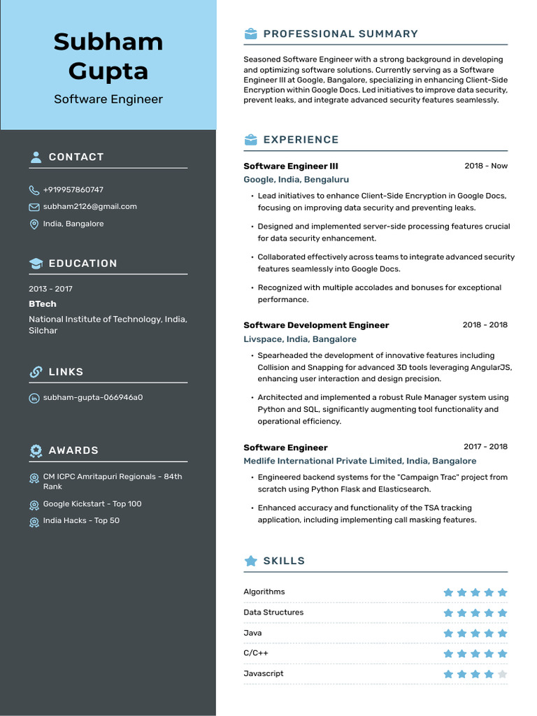 My Resume | PDF | Software | Computing