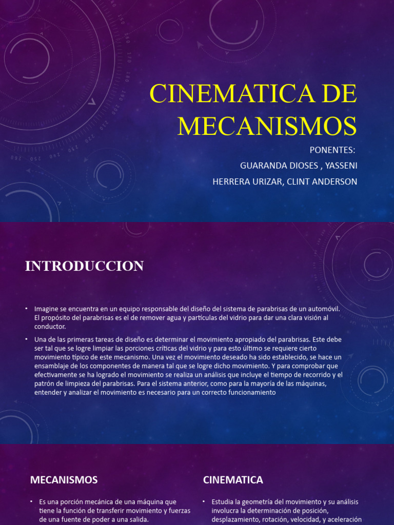 Cinematica de Mecanismos | PDF | Cinemática | Solenoide