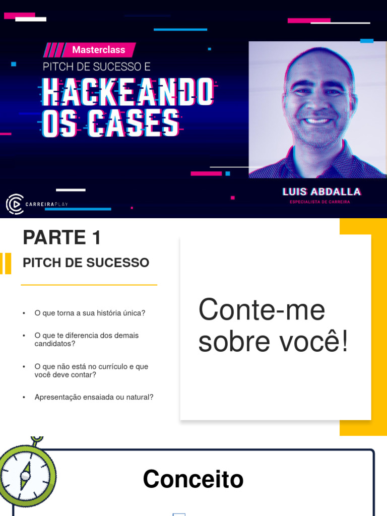 Masterclass - Pitch de Sucesso e Hackeando Os Cases | PDF | Embalagem e ...