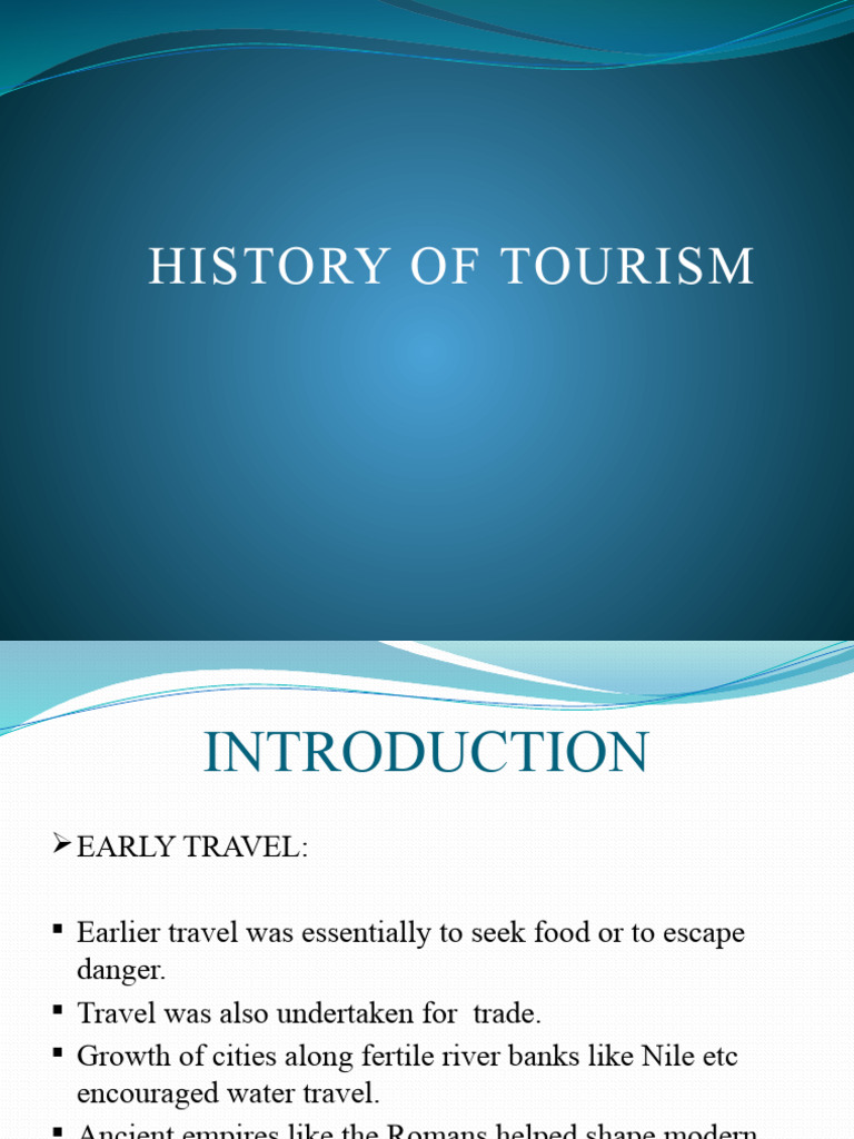 history of tourism | PDF | Tourism | Roman Empire