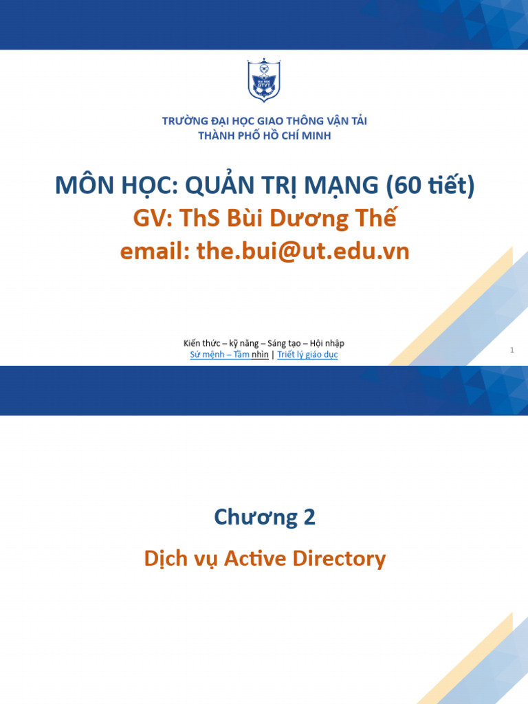 C2 - Dich Vu Active Directory | PDF