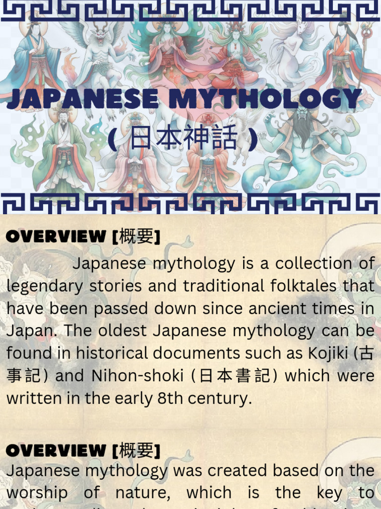 Japanese Mythology (Group 3) | PDF | Shinto | Religious Belief And Doctrine