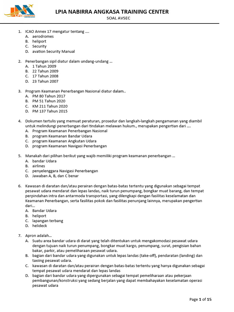 Soal Basic Baru LNA | PDF