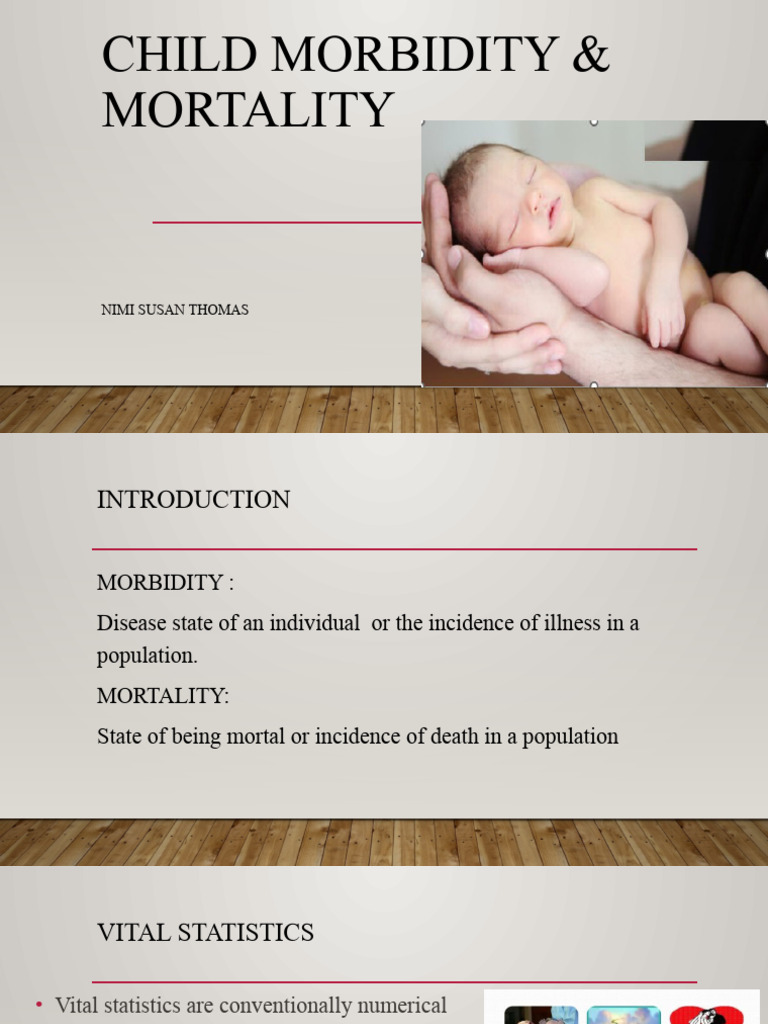 Child Morbidity Mortality - 2 | PDF | Infant Mortality | Mortality Rate
