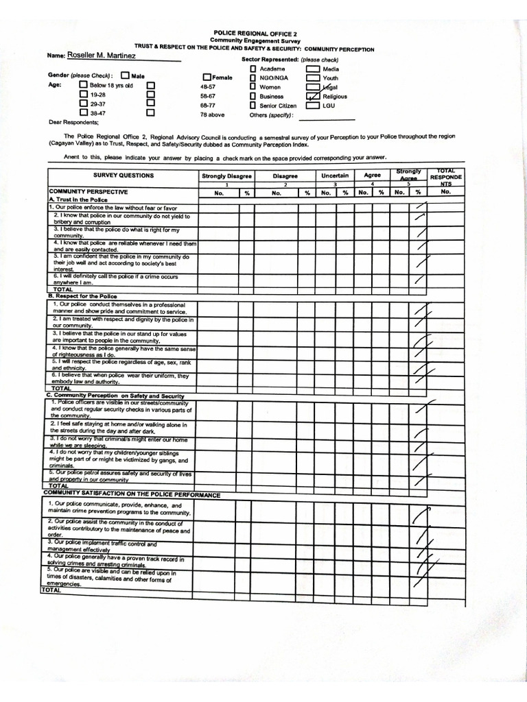 Survey and Tabulation | PDF