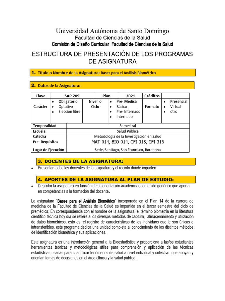 Programa SAP 209 | PDF | Estadísticas | Aprendizaje