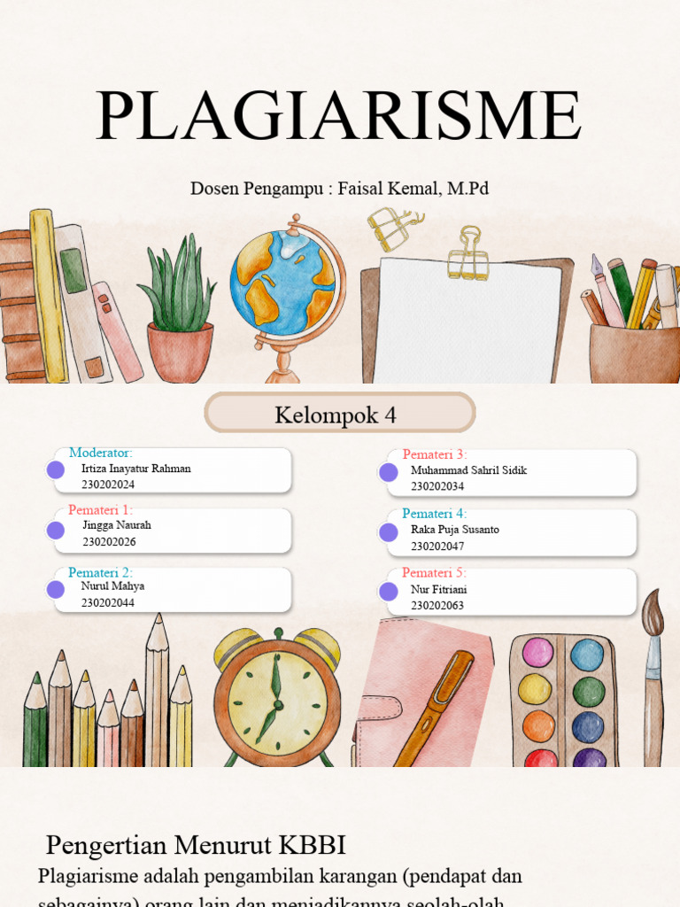 Plagiarisme | PDF