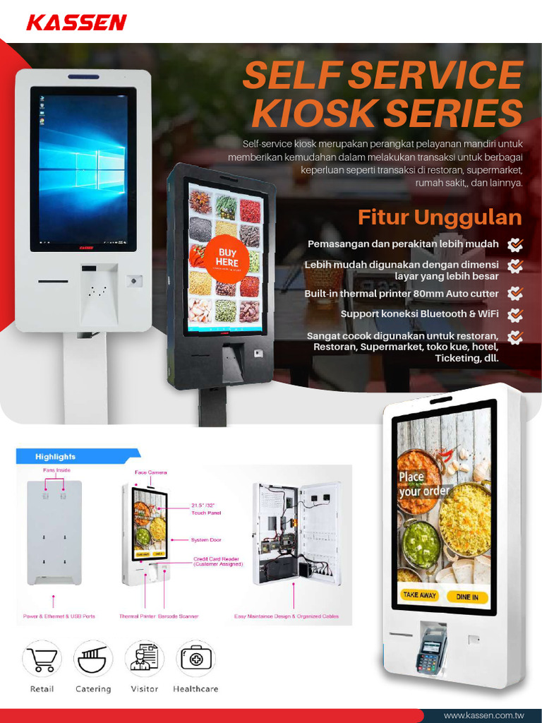 Kassen Kiosk Series Specifications | PDF | Image Scanner | Computer ...