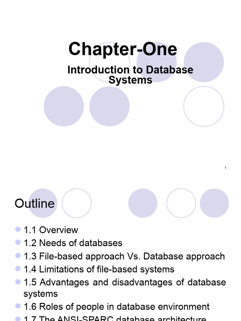 Chapter-1 DB | PDF | Databases | Information Science