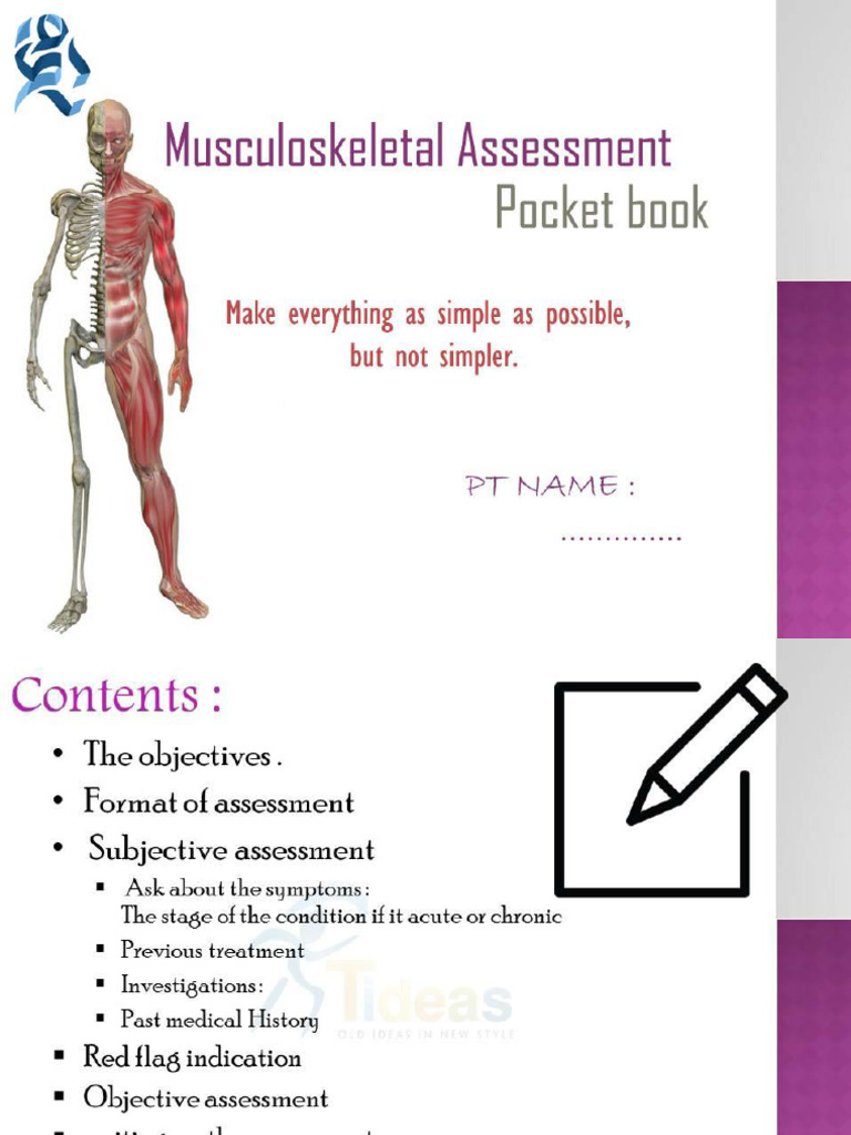 Musculoskeletal Assessment Pocket Book | PDF