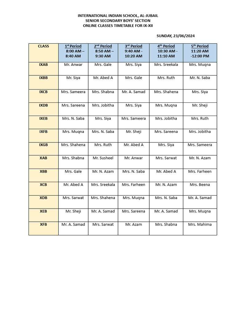 Ssbs-Online Classes 23-06-2024 | PDF