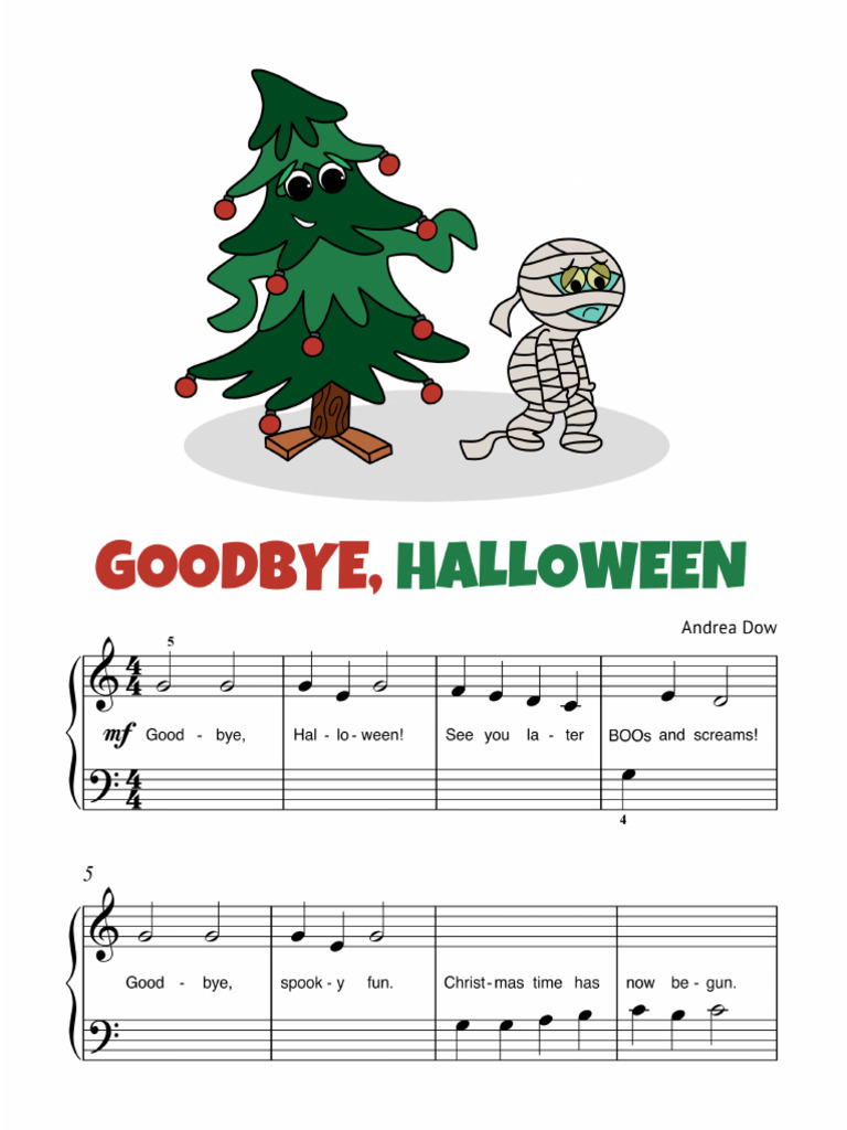 5 Goodbye Halloween Primer Solo | PDF