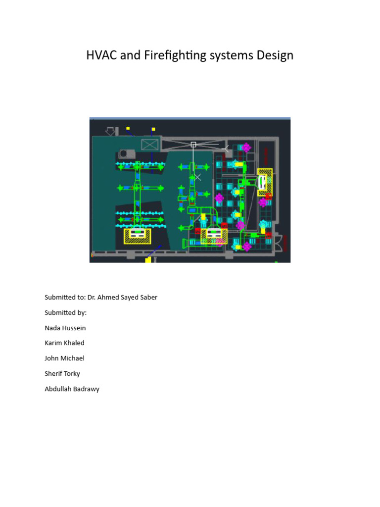 HVAC and Firefighting Systems Design Modified | PDF | Firefighting ...