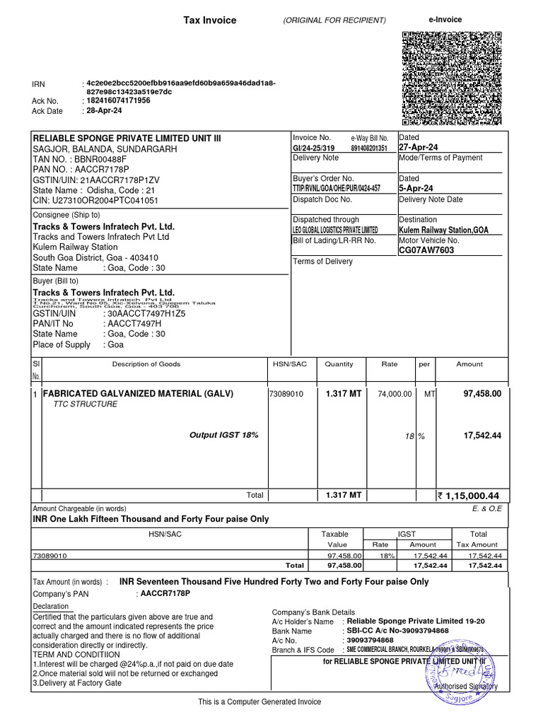 Tax Invoice: 827e98c13423a519e7dc | PDF | Government Finances | Payments
