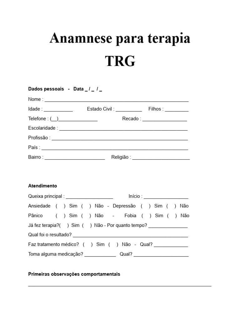 Relatório TRG | PDF