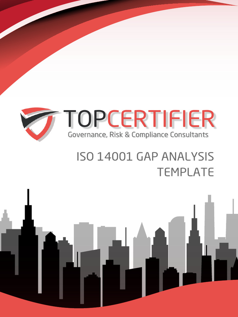 ISO 14001 Gap Analysis Checklist Template | PDF | Business