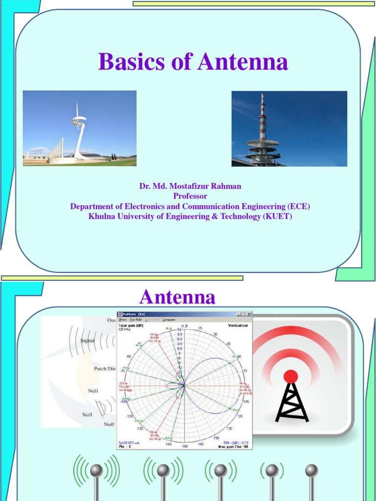 Antenna Basics and Types Explained | PDF | Antenna (Radio) | Oscillation
