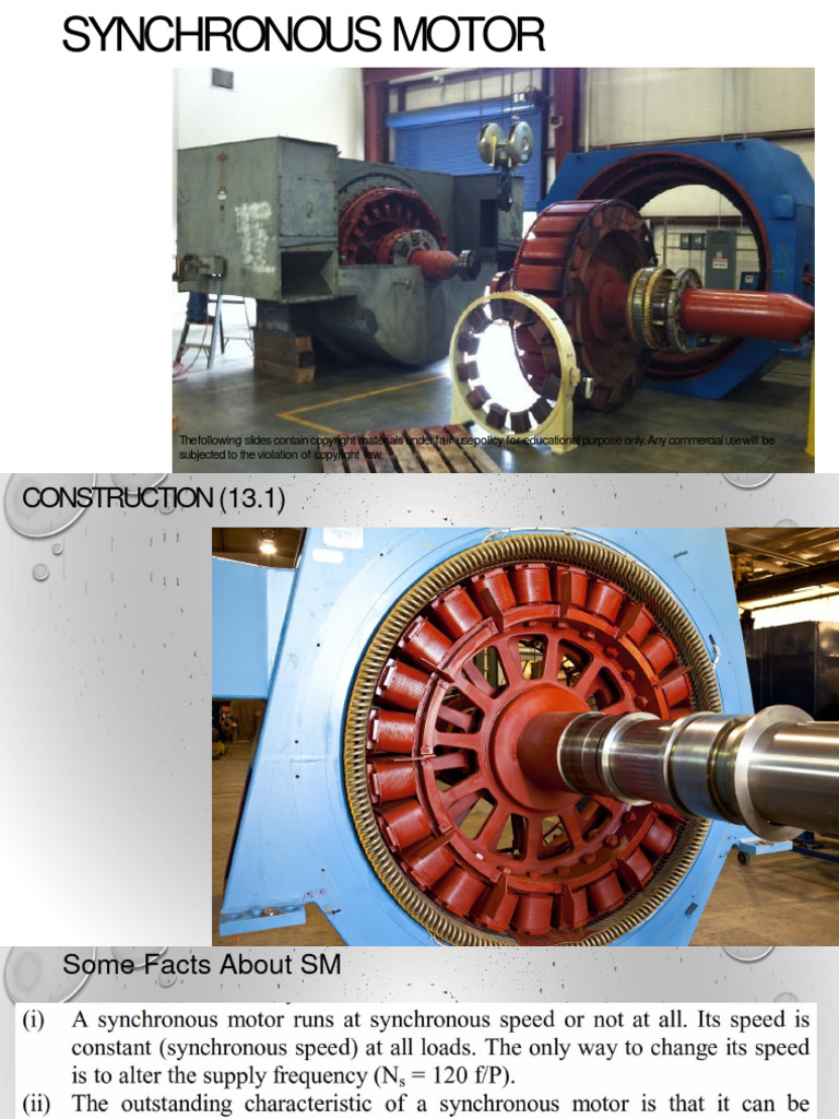 2 Synchronous Motor | PDF | Electric Motor | Electrical Engineering