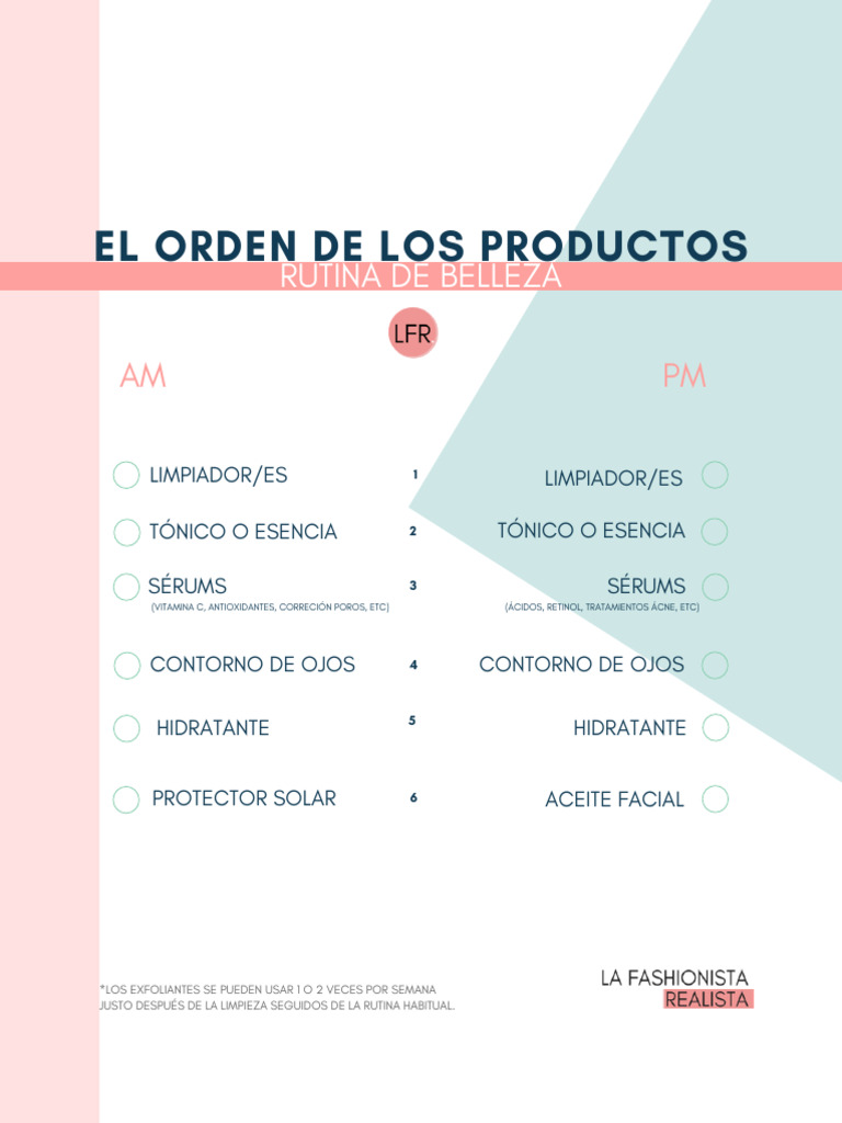 Guía Orden de Los Productos LFR | PDF