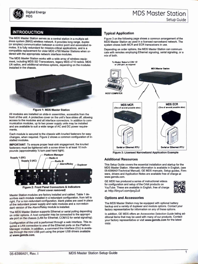 Mds Master Station | PDF