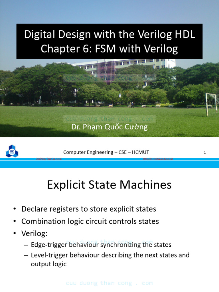 Thiet Ke Vi Mach Voi HDL Pham Quoc Cuong Chapter6 FSM Verilog (Cuuduongthancong - Com) | PDF ...