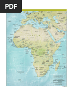 Physical Map of Africa PDF Download | PDF | Africa