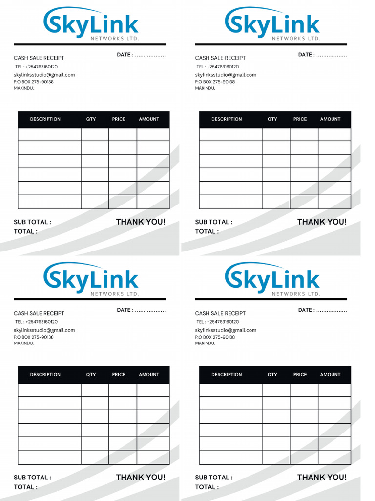 Cash Receipt | PDF