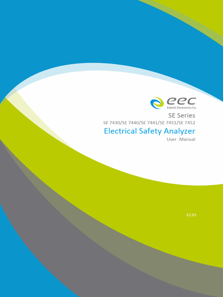 EXTECH SE Manual | PDF | Electrical Breakdown | Insulator (Electricity)