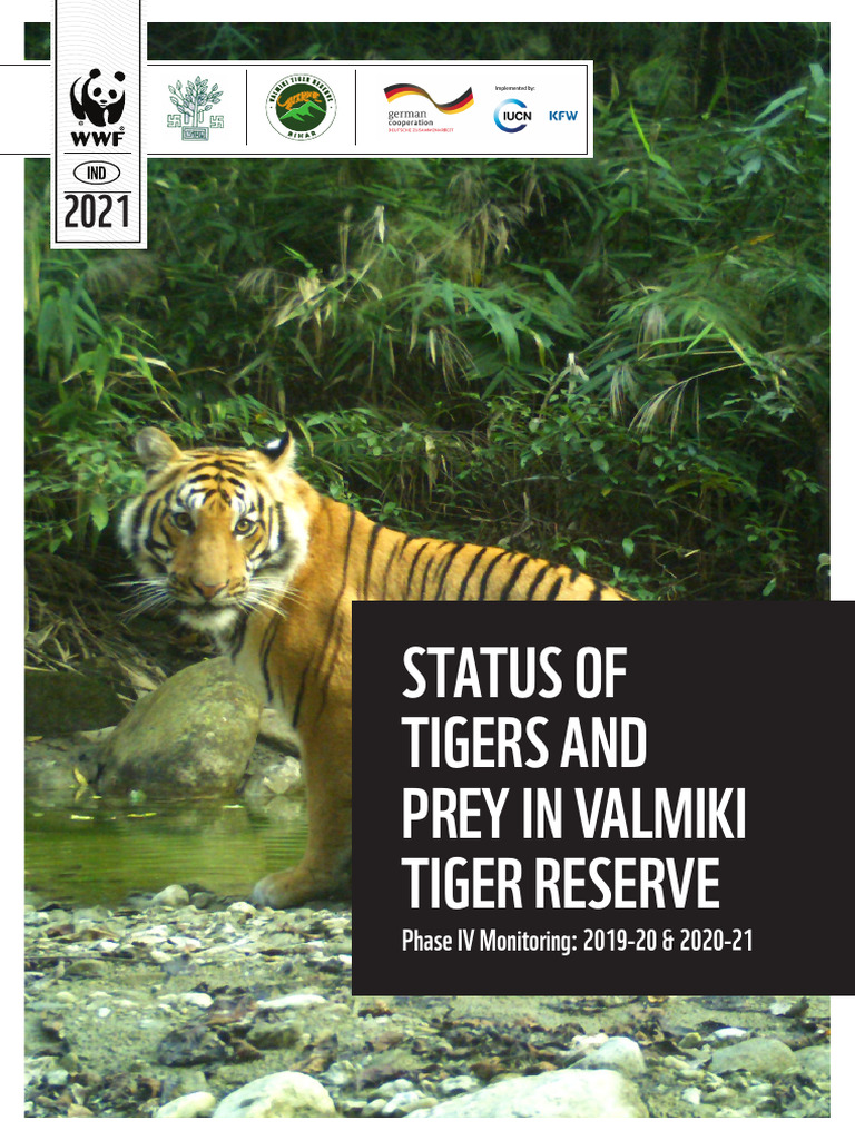 Report Status of Tigers and Prey in Valmiki Tiger Reserve Sept 7 2021 ...