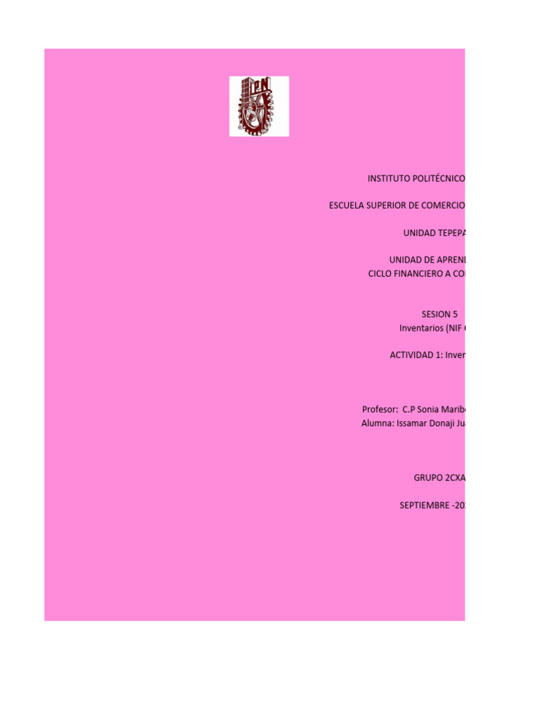 U5A1 Juarezs Issamardonaji (CICLO-FIN) | PDF | Dinero | Economía Financiera