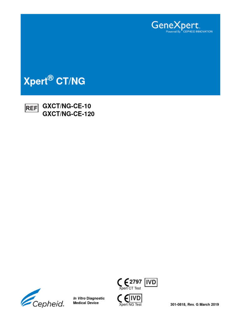 03. Package Insert Xpert CT-NG | Download Free PDF | Polymerase Chain Reaction | Infection