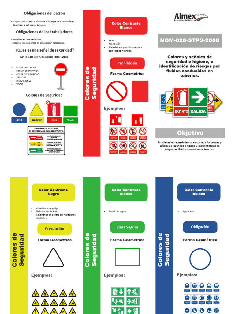 Triptico - NOM 026 | PDF | Color