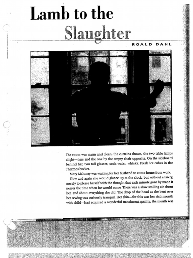 Lamb To The Slaughter Story | PDF