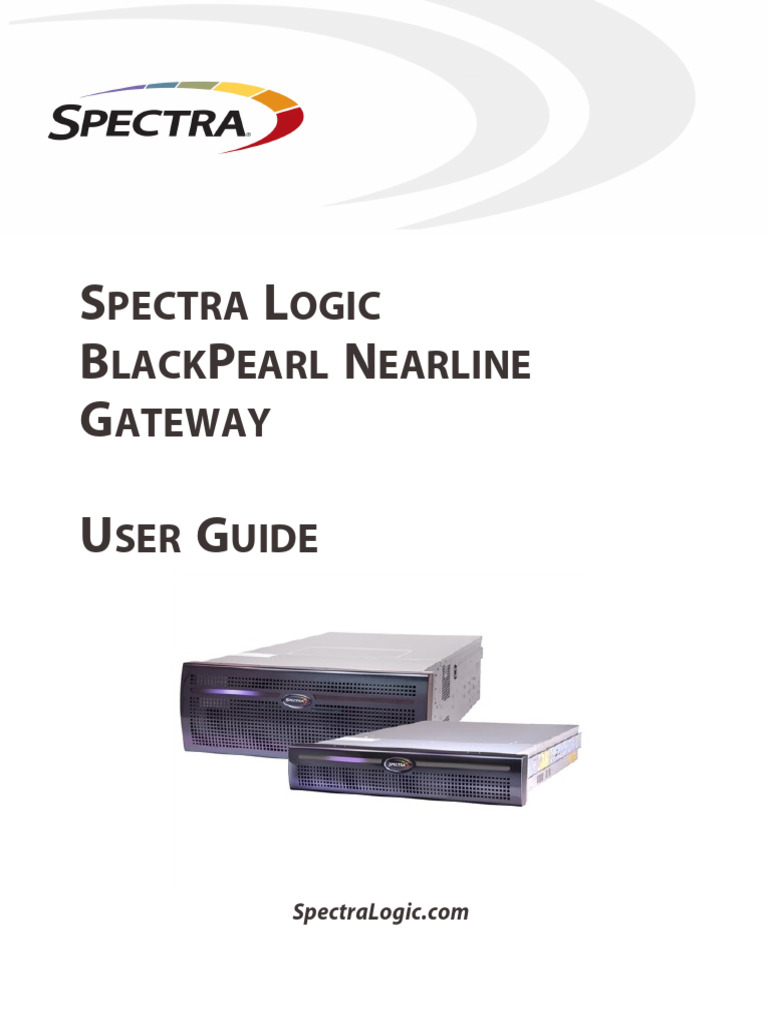 Spectra Blackpearl User Guide | PDF | License | Backup