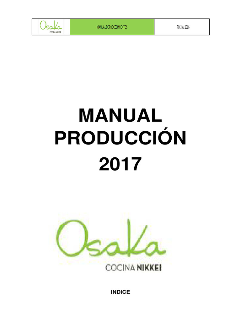 MANUAL DE PRODUCCION 2017 (Reparado) | PDF | Curry | Cilantro