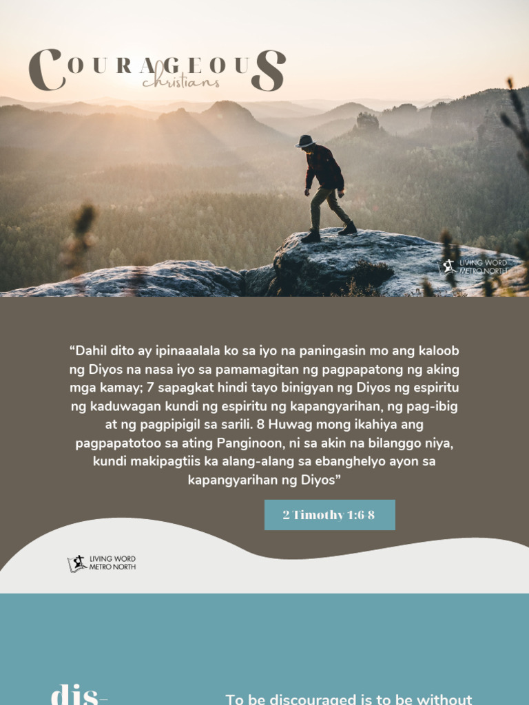 COURAGEOUS | PDF | Religious Belief And Doctrine | Theology