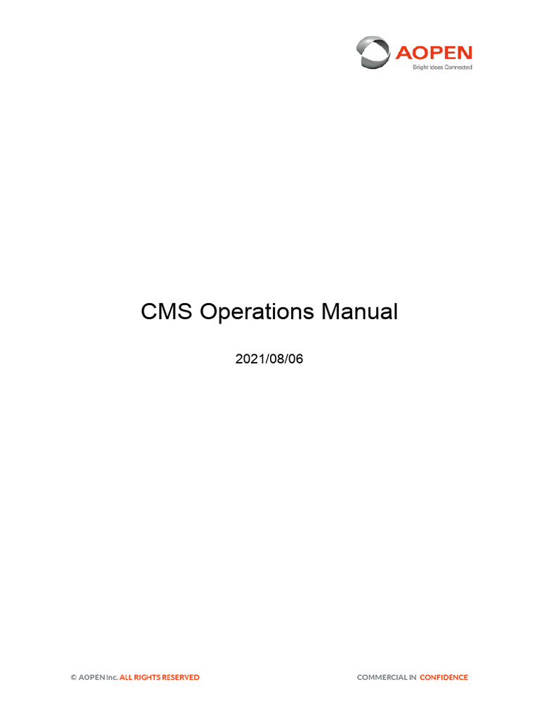 2021-5-0-0004-CMS Operations Manual (1) EN | PDF | World Wide Web ...
