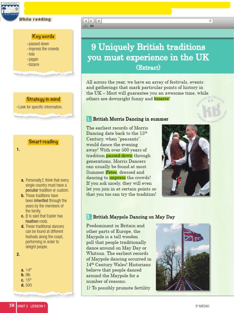 English Traditions | PDF | Traditions
