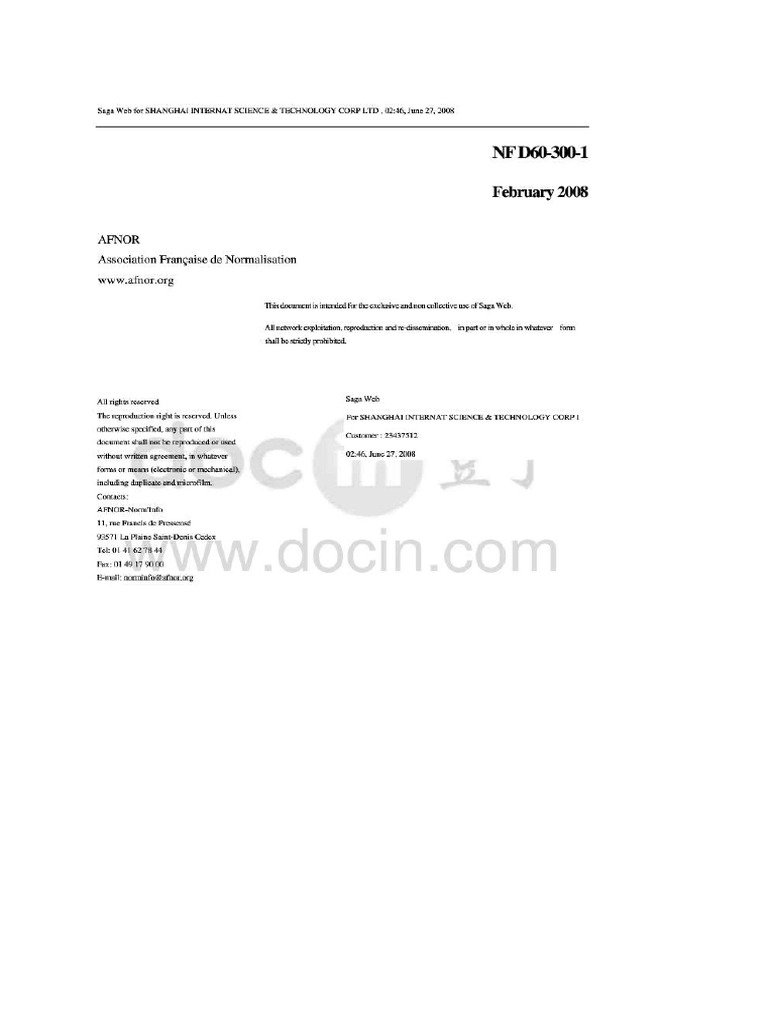 NF D 300-1 saga | PDF