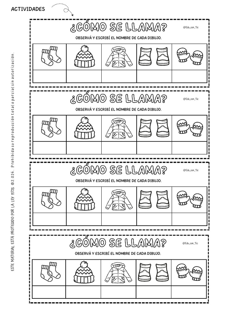 Actividades de Invierno para Niños | PDF
