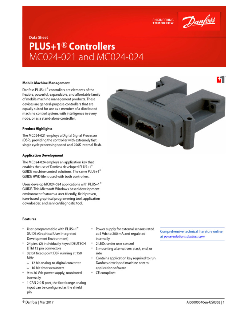 MC024-021 - 024 DS Jun 2017 | PDF | Microcontroller | Digital Signal ...