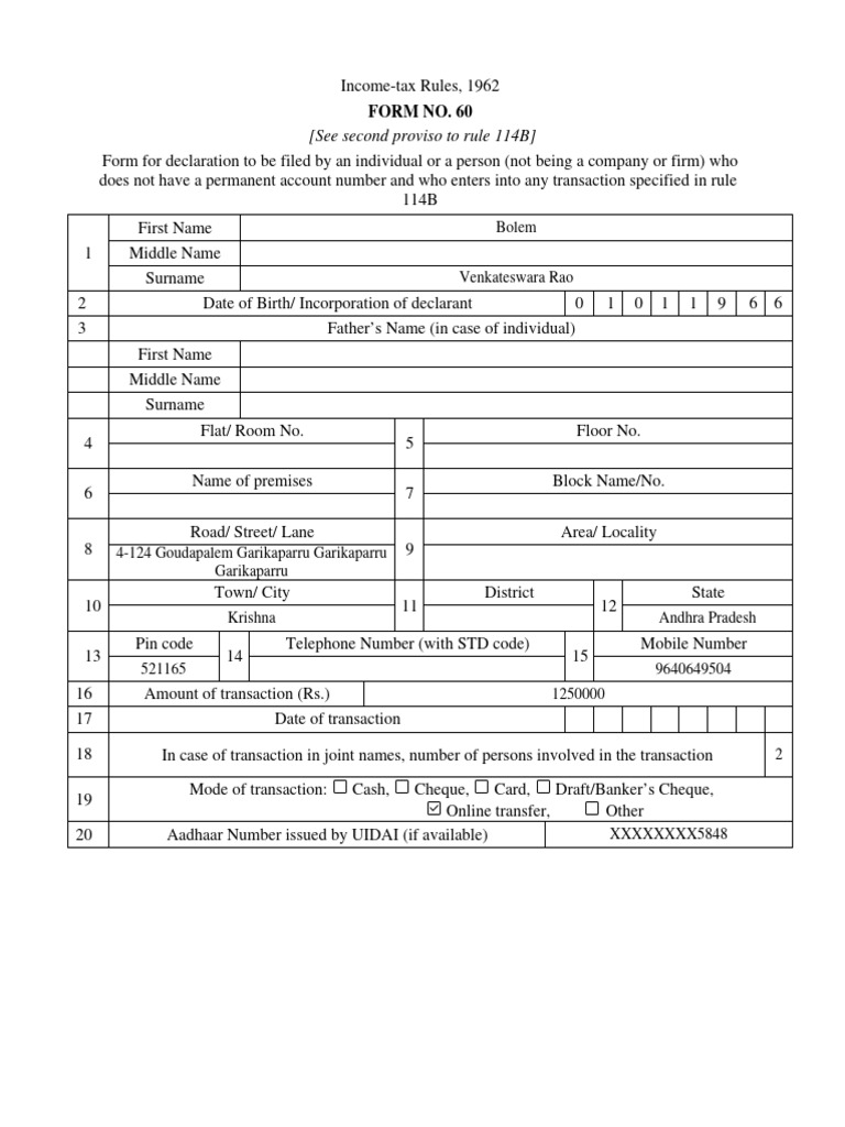 Form 2 | PDF | Payments