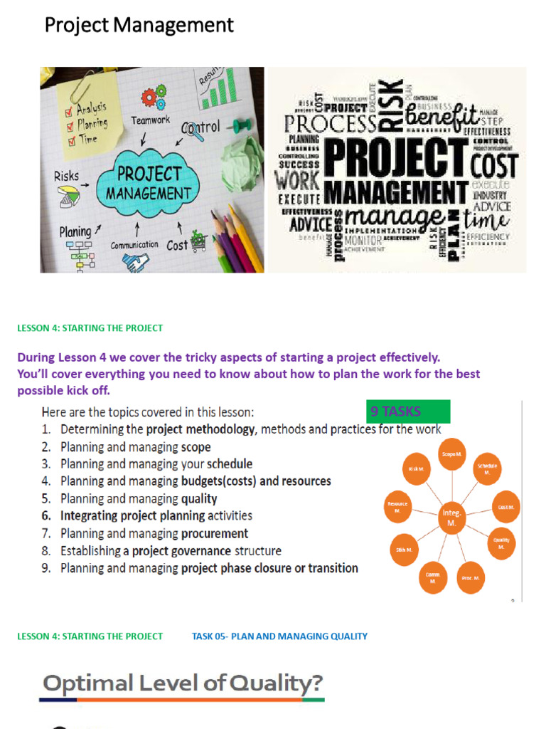 PMP Training (04) - STARTING THE PROJECT-PART-03 (PLAN AND MANAGING ...