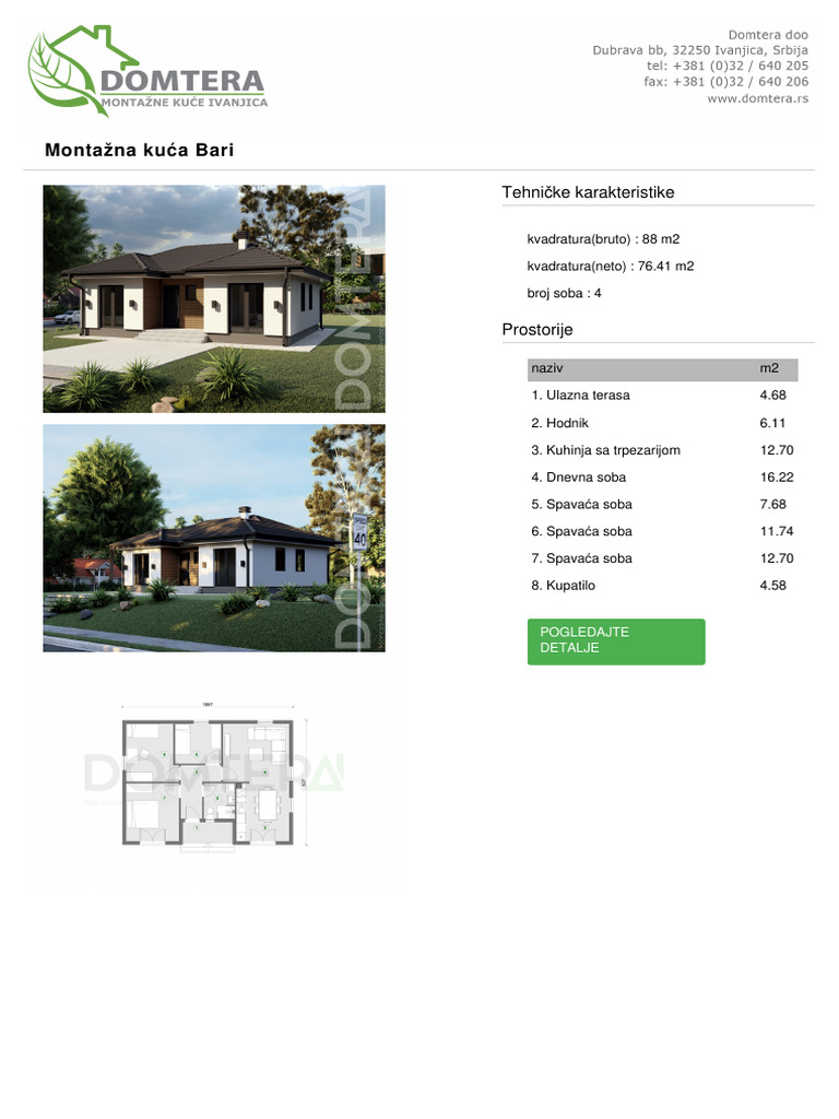 Domtera Montazna Kuca Bari | PDF