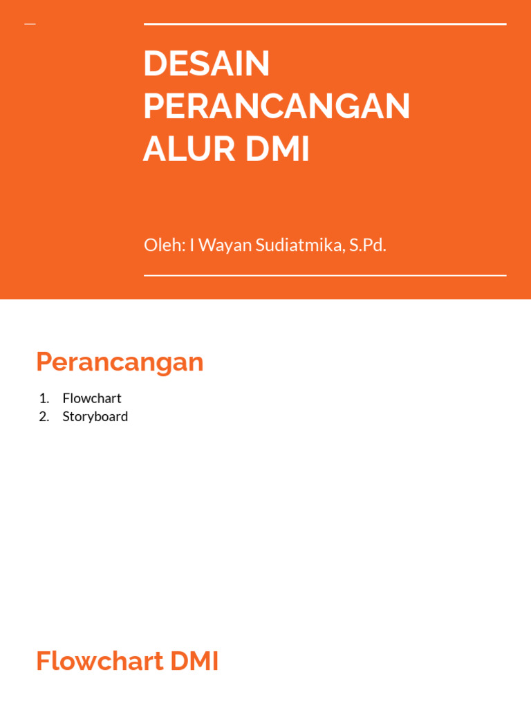 KP2 - Materi - Desain-Perancangan Alur DMI | PDF | Seni | Komputer