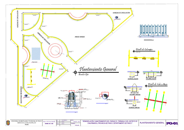 Plantemiento General Del Parque Triangulo | PDF