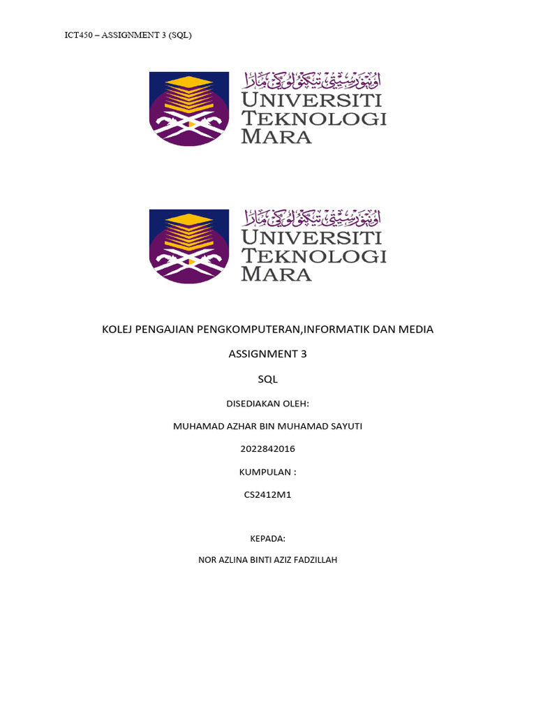 SQLASSIGNMENT3 | PDF | Sql | Aviation