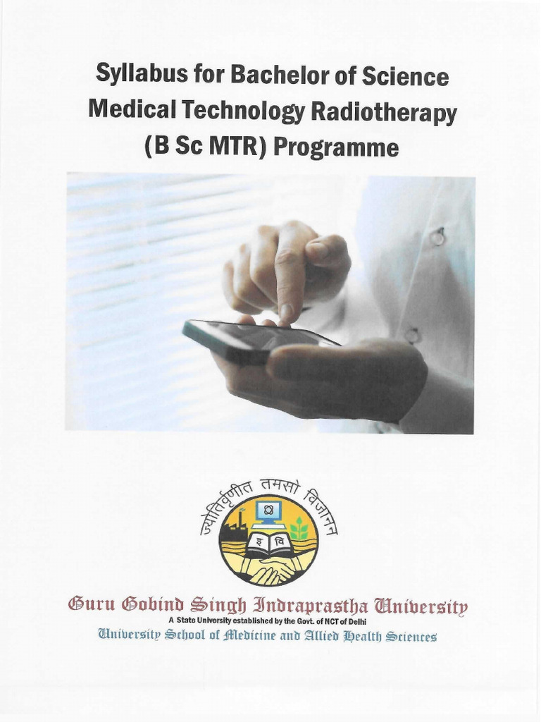 Bachelor of Science - Medical Technology Radiotherapy (BMTR) Programme ...