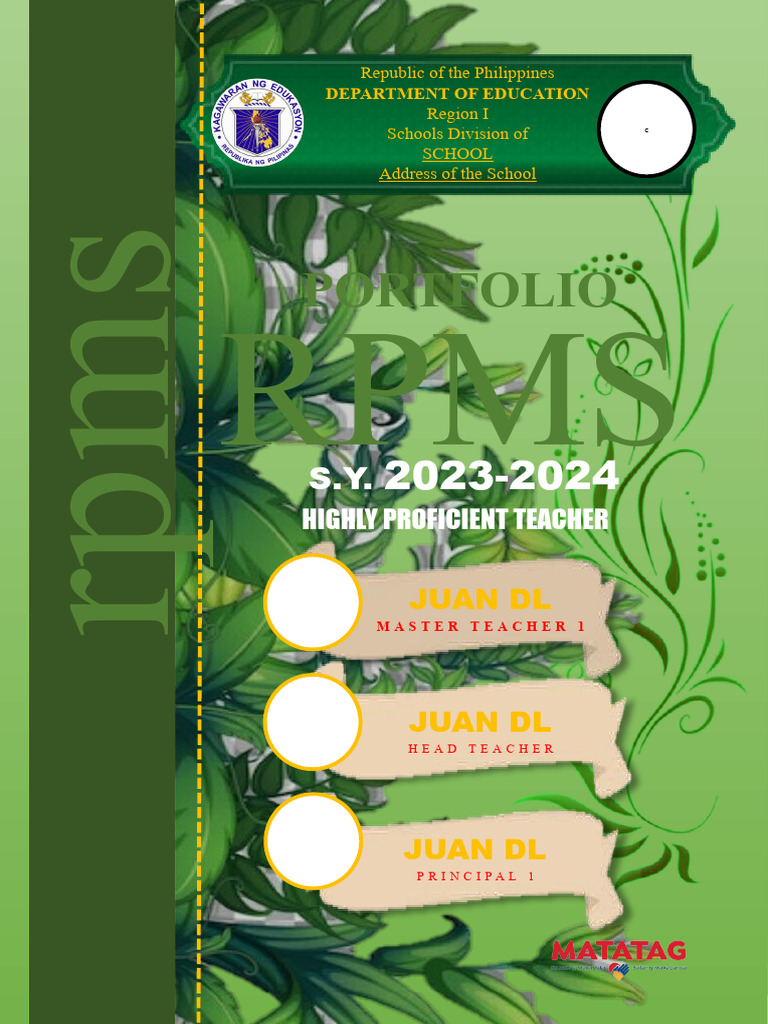 Portfolio Green Theme (Revised) A4 | PDF | Mentorship | Learning